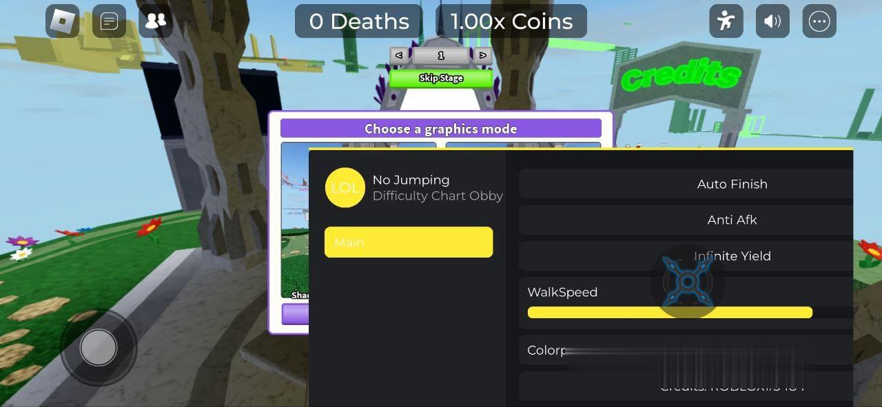 No Jumping Difficulty Chart ObbY: Auto Finish , Anti Afk script Copy ...
